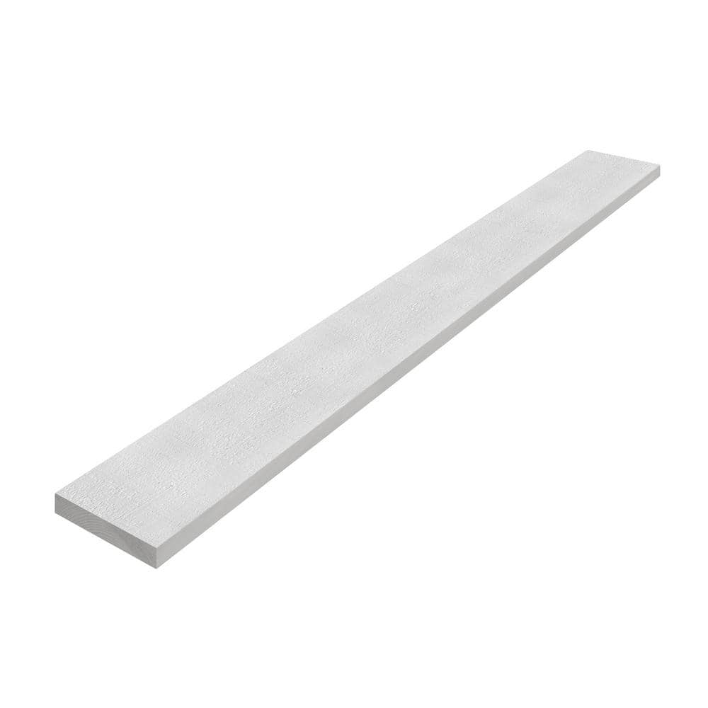 2 in. x 4 in. x 16 ft. Primed Wood SPF Premium Finger-Jointed Trim ...