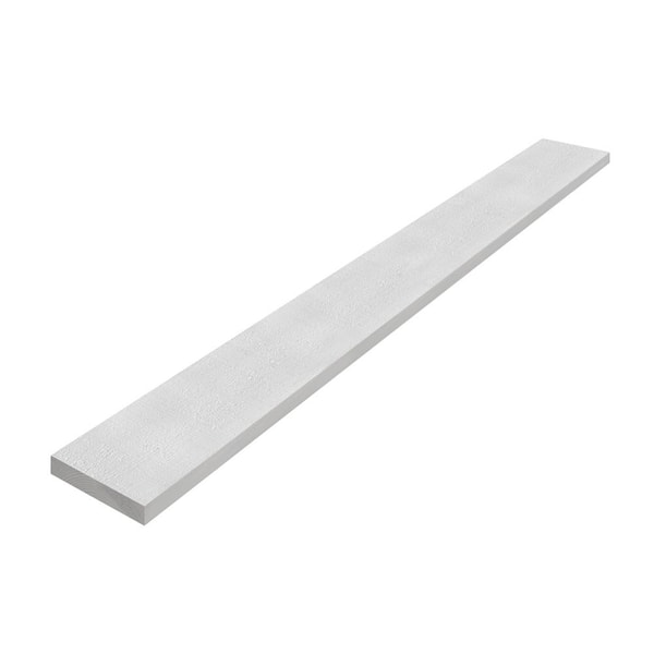 2 in. x 4 in. x 16 ft. Primed Wood SPF Premium Finger-Jointed Trim ...