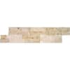 MSI Roman Beige Ledger Panel 6 in. x 24 in. Splitface Travertine Wall ...