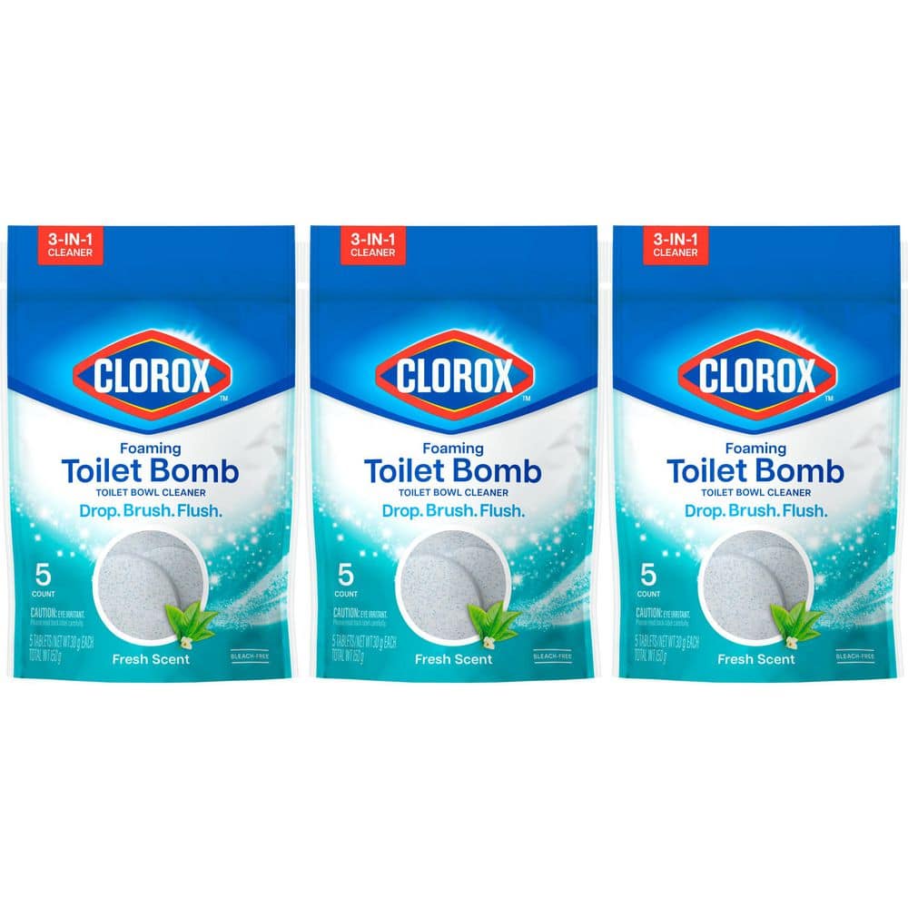 Reviews for Clorox Foaming Toilet Bomb Fresh Scent Toilet Bowl Cleaner ...
