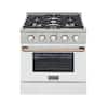 Kucht Custom KNG Color 30 in. 4.2 cu. ft. Propane Gas Range with ...