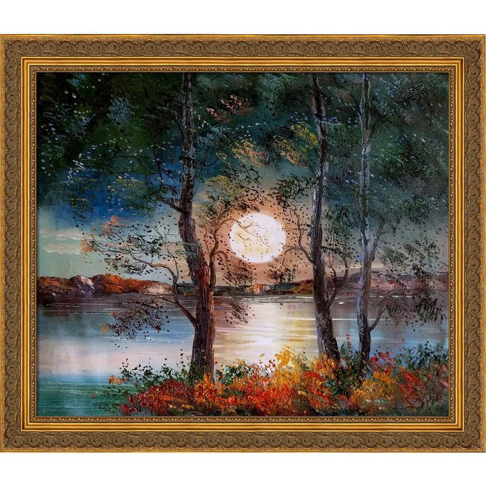 LA PASTICHE "Moon Reproduction with Baroque Antique Gold Frame " by ...