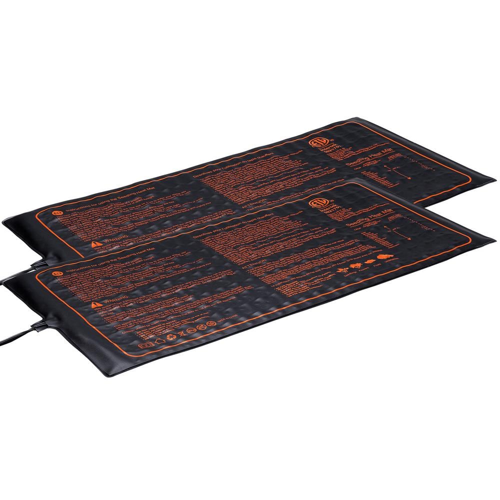SVOPES 2-Pack Seedling Heat Mat 10 in. x 20.75 in. MET-Certified ...