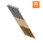 Paslode 3 in. x 0.131-Gauge 30-Degree Brite Smooth Shank Paper Tape Framing Nails (2500 per Box ...