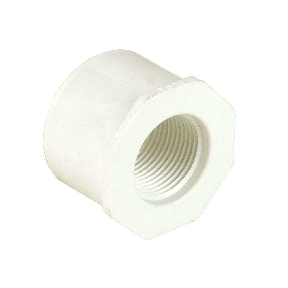 DURA 4 in. x 2-1/2 in. Schedule 40 PVC Reducer Bushing SPGxFPT 438-421 ...