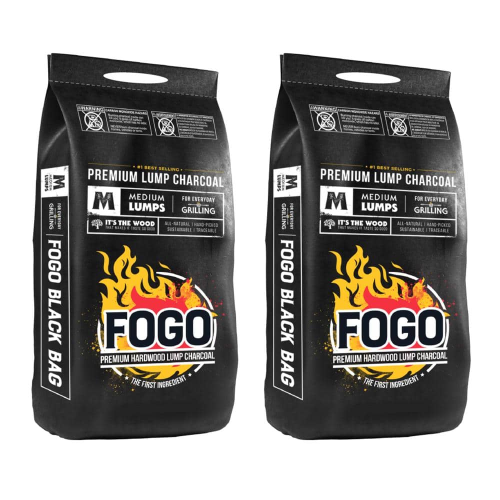 FOGO 8.8 lbs. Premium Lump Charcoal (2-Pack) FB8-2 - The Home Depot