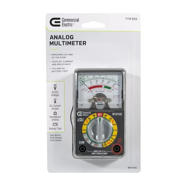 Commercial Electric Analog Multi-Meter M1015C - The Home Depot