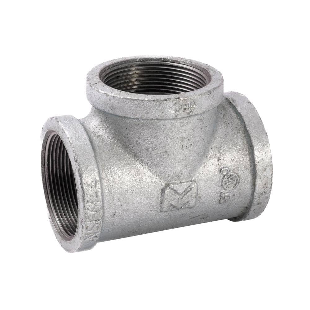 Southland 2 in. Galvanized Malleable Iron Tee Fitting 510-608HN - The ...