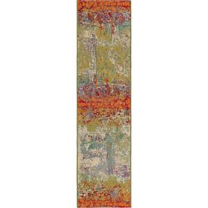 Unique Loom Outdoor Modern Crumpled Multi 5 ft. x 8 ft. Area Rug ...