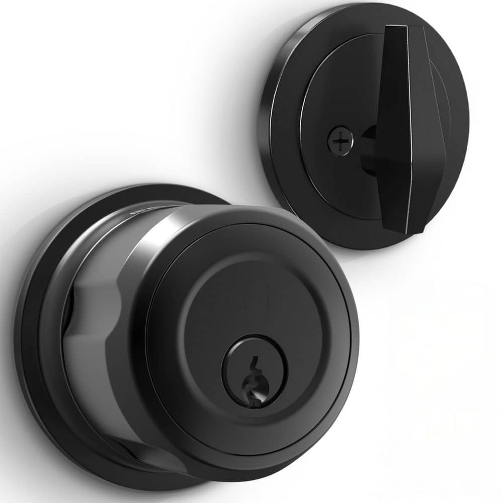 WRIGHTMASTER 3-in-1 Aluminum Smart Lock Deadbolt Biometric & Key Access ...