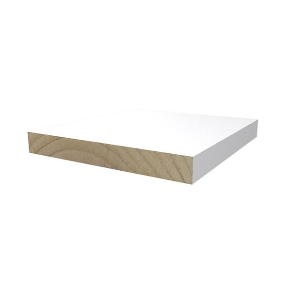 ARAUCO 5/4 in. x 8 in. x 16 ft. Primed Fin Trim Board 1772807 - The ...