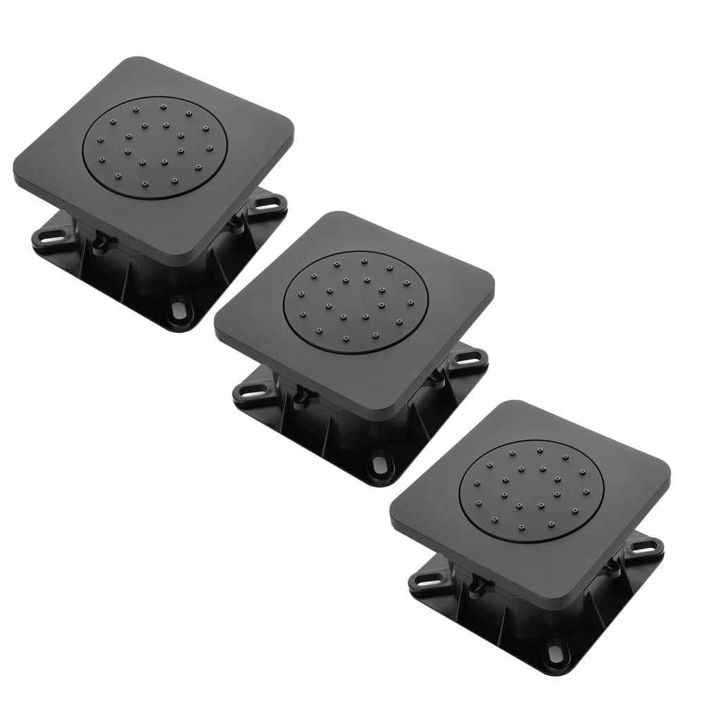 Utopia 4niture Houda 3-Piece Body Spray/Body Jet in Matte Black-Square ...