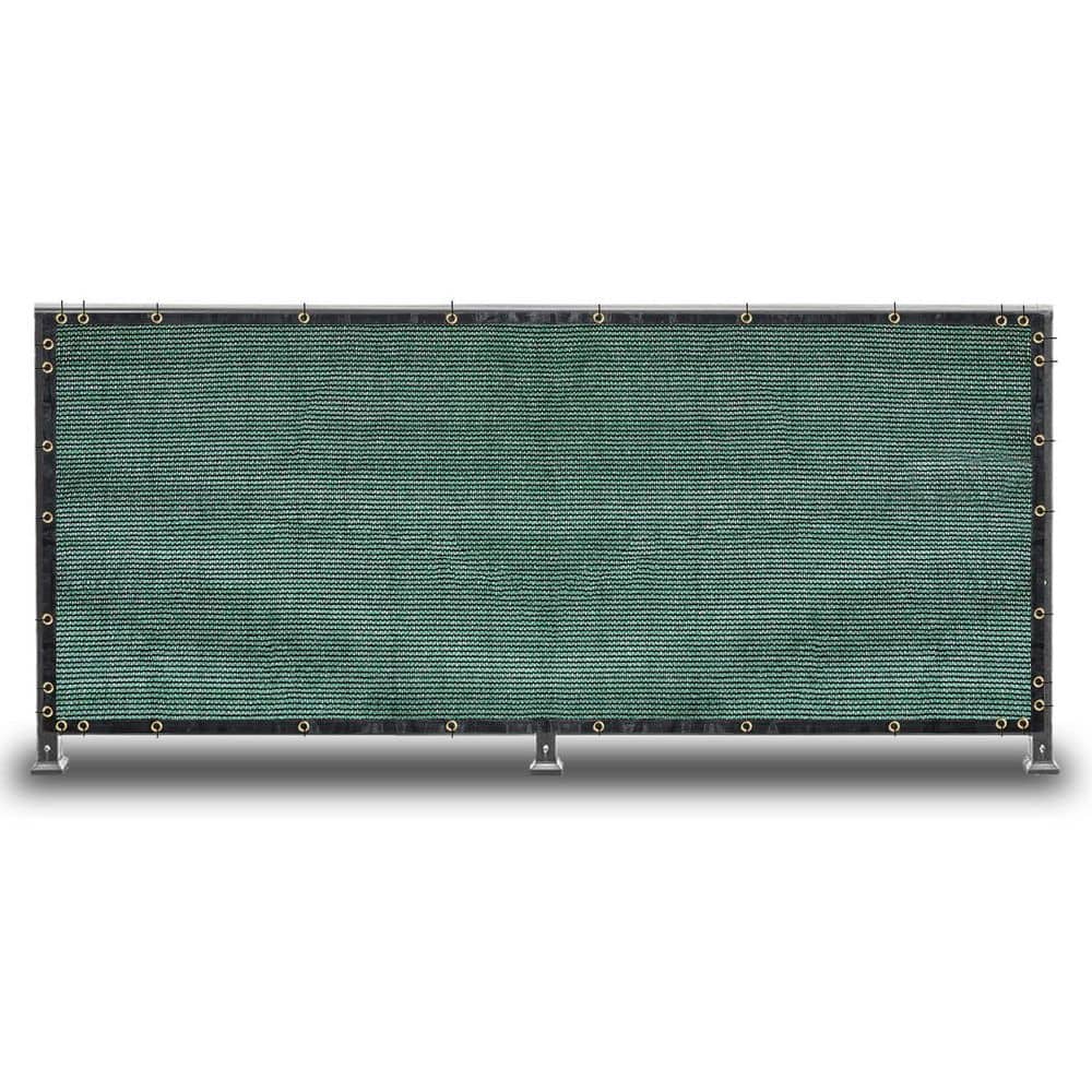Justincity 6.69 in. Green Outdoor Privacy Screen Fence Mesh Shade Net ...