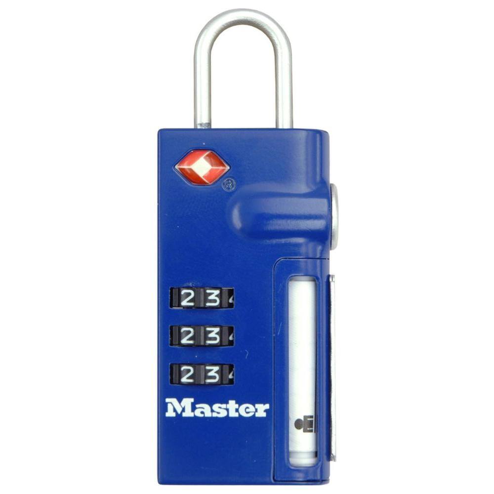 Master Lock TSA-Accepted 1-1/4 in. Set-Your-Own Luggage Combination ...
