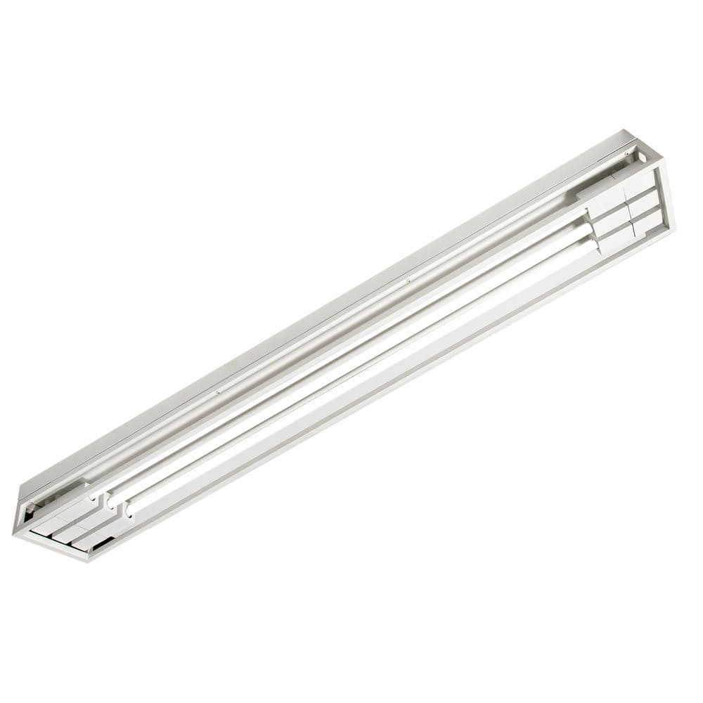 CIATA 7 in. Sleek Flush Mount White Light Fixture with Canopy and 4 T5 ...