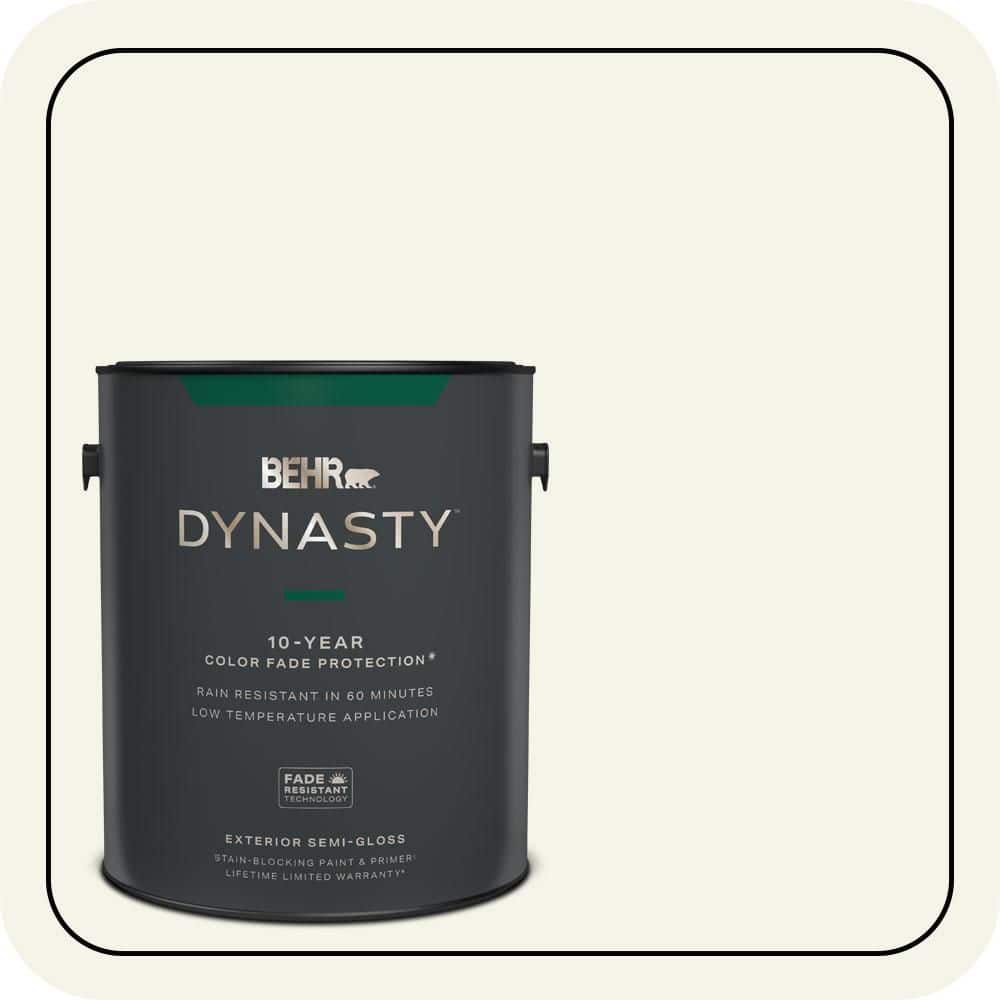 BEHR DYNASTY 1 gal. #W-F-700 Moon Rise Semi-Gloss Exterior Stain ...