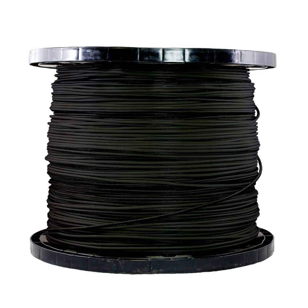 Cerrowire 2,500 ft. 12 Gauge Black Stranded Copper THHN Wire 112-3601M ...