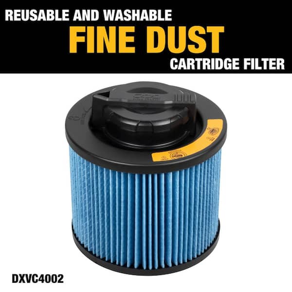 DEWALT 3-Pack Disposable Bag and Fine Dust Cartridge Filter Combo Pack ...