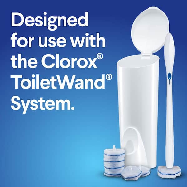 Clorox ToiletWand Disinfecting Refills Toilet Bowl Cleaner Disposable Wand Heads 10 Count 4460001717 The Home Depot