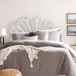 Norah Handmade Beige Boho Farmhouse Sofa Bed All Natural Cotton Throw ...