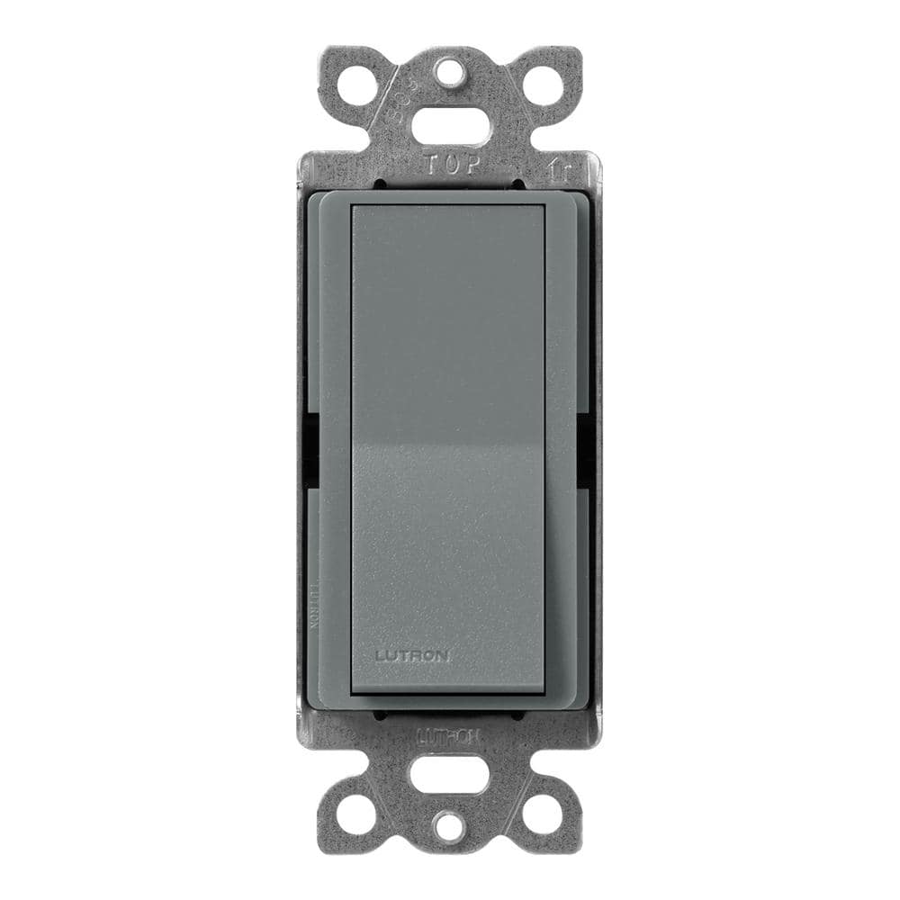 Lutron Claro On/Off Switch, 15-Amp/Single-Pole, Slate (SC-1PS-SL) SC ...