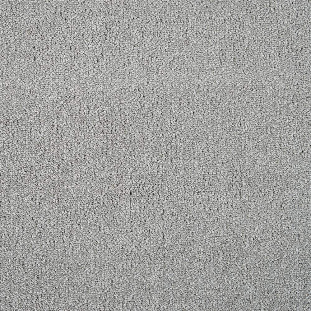 Natural Harmony Feather Feather Gray 12 ft. 54 oz. Wool Texture ...