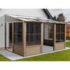 Gazebo Penguin Florence Add-A-Room Wall Mounted Solarium 10 ft. x 16 ft ...