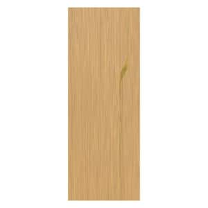 VILLAR HOME DESIGNS 32 in. x 92 in Solid Core Sandy Oak Natural Wood ...