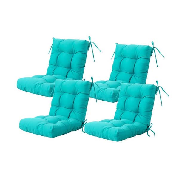 ARTPLAN Seat/Back Outdoor Chair Cushion Patio Cushion Tie Tufted ...
