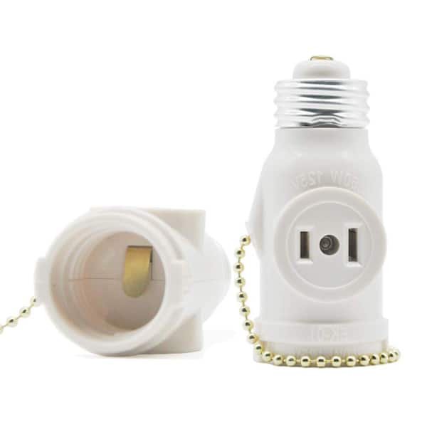 Light Socket Adapter With Outlet