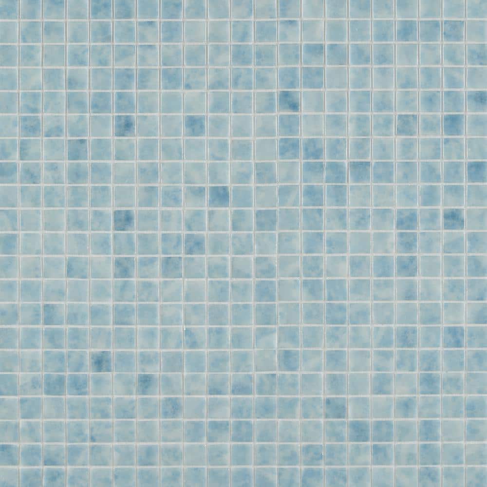 Ivy Hill Tile Rapids Fiji 4 in. x 0.19 in. Polished Glass Floor and ...