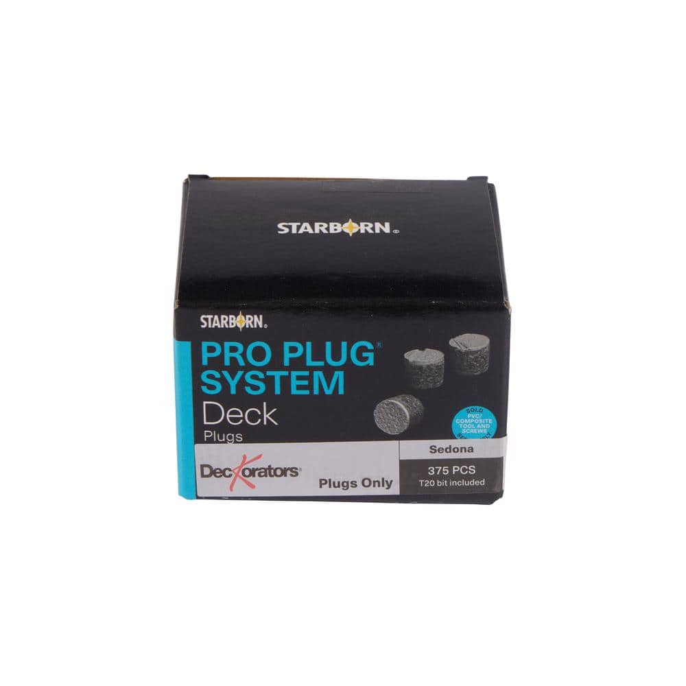 Deckorators Voyage Sedona Brown Composite Deck Board Plugs (375-pieces ...