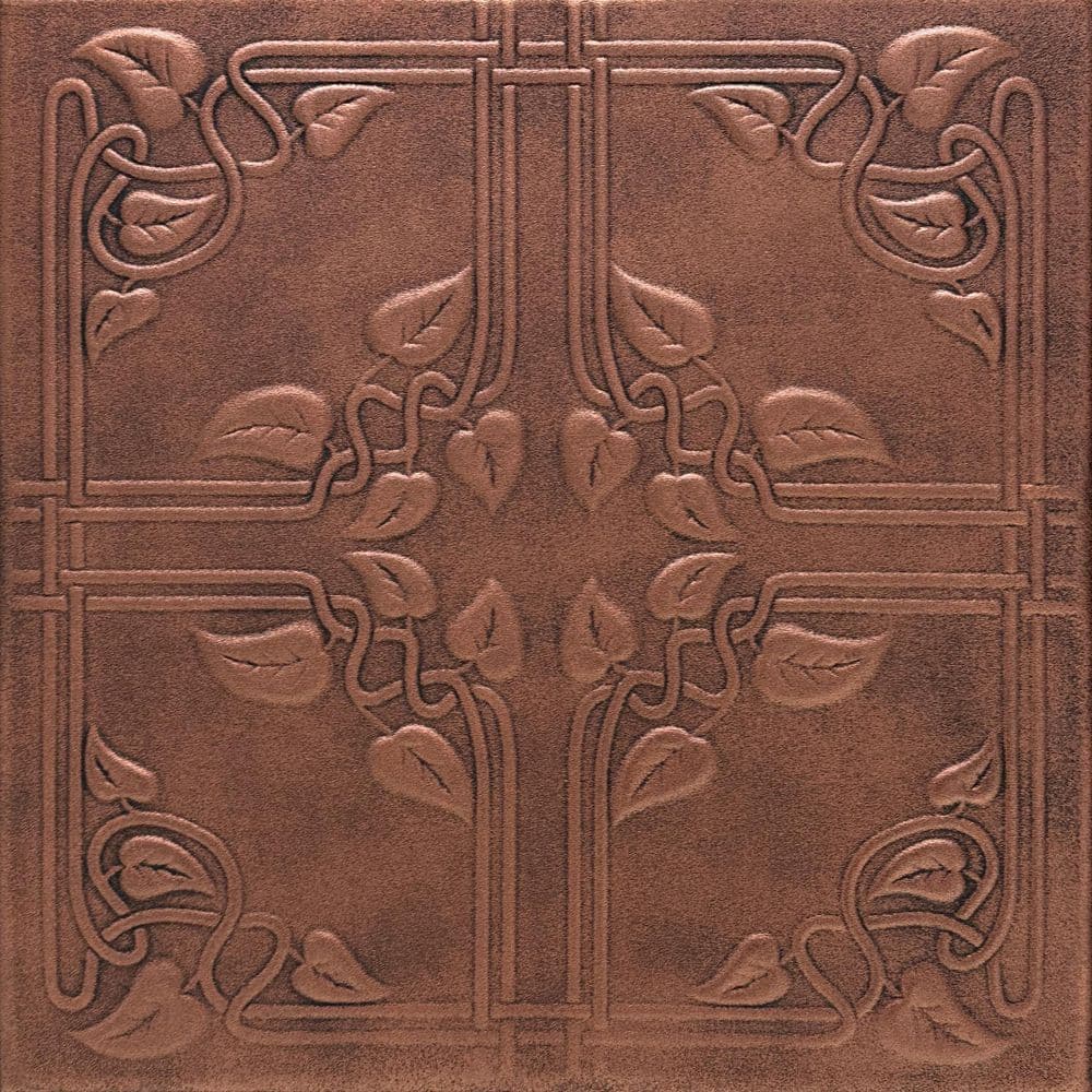 Reviews for A La Maison Ceilings Ivy Leaves Antique Copper 1.6 ft. x 1. ...