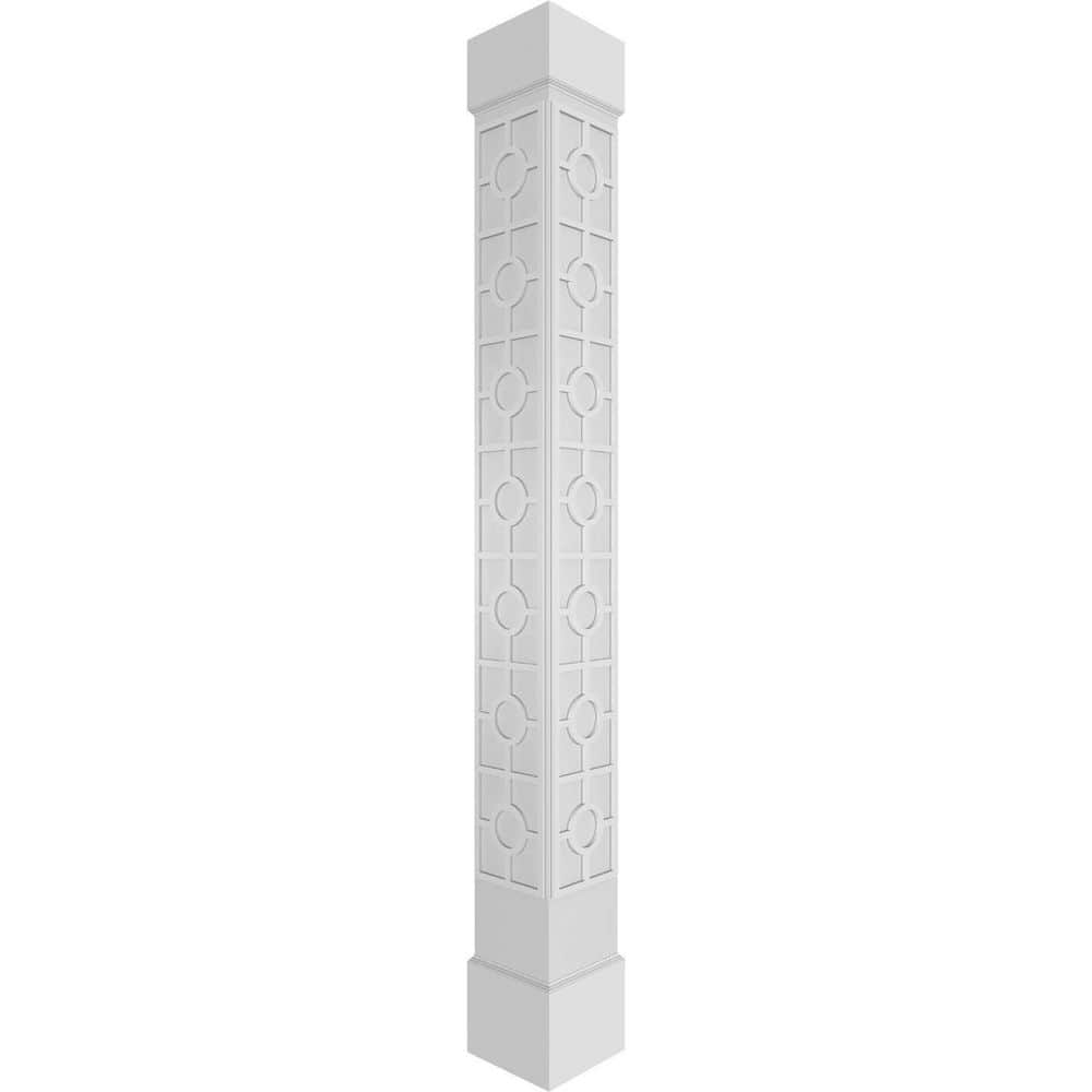 Ekena Millwork 7-5/8 in. x 9 ft. Premium Square Non-Tapered Koroluck ...
