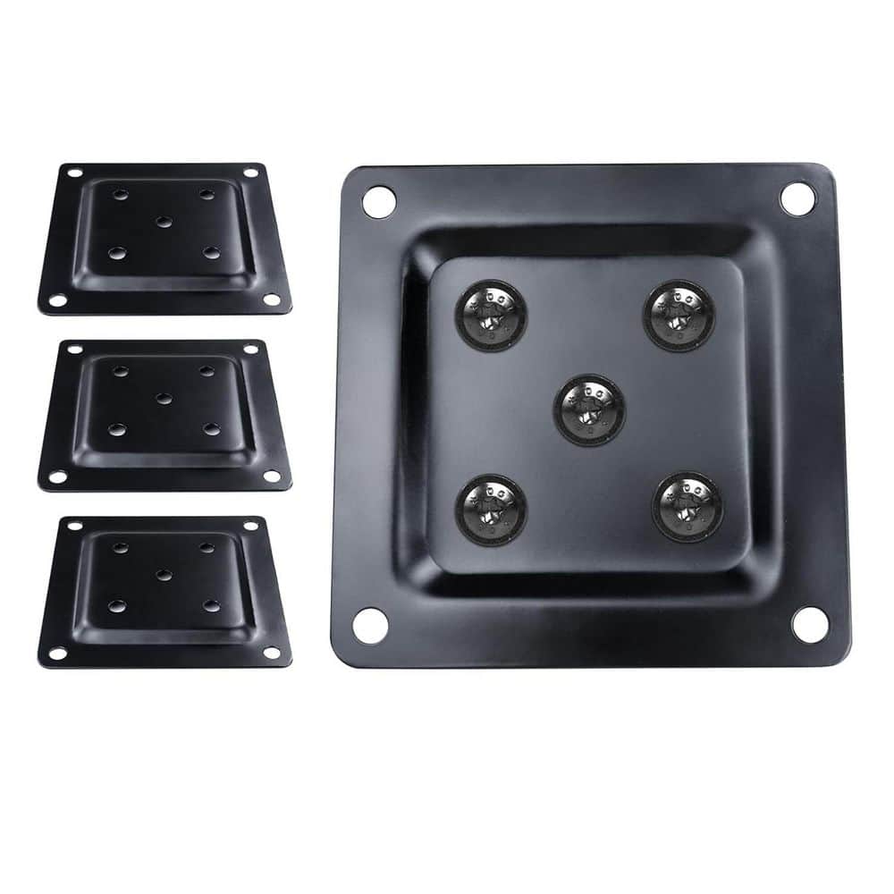 Afoxsos 4 x 4 in. Wood Post Base Plate Connector for Deck Railings in ...