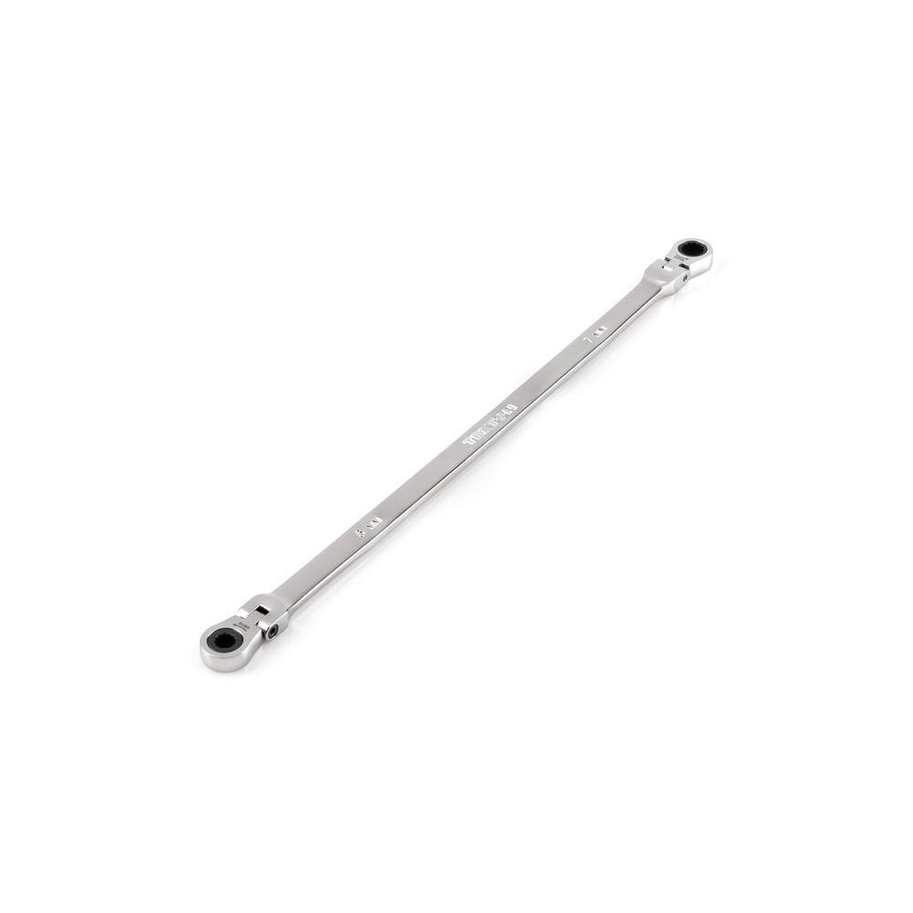 TEKTON 6 Mm X 7 Mm Long Flex 12 Point Ratcheting Box End Wrench TEKTON 6 Mm X 7 Mm Long Flex 12 Point Ratcheting Box End Wrench