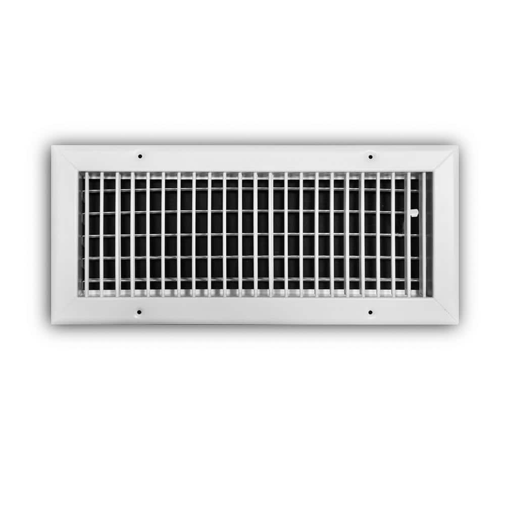 Everbilt 16 in. x 6 in. 1-Way Steel Adjustable Wall/Ceiling Register in ...