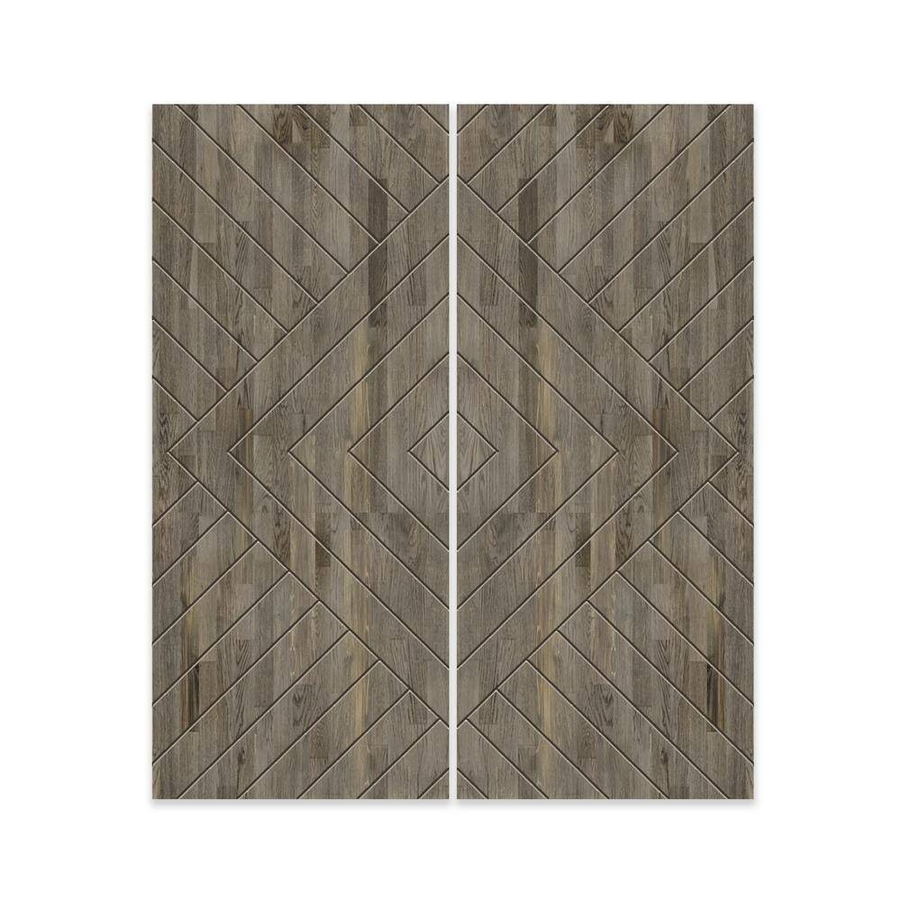 Have a question about CALHOME 84 in. x 96 in. Hollow Core Weather Gray ...