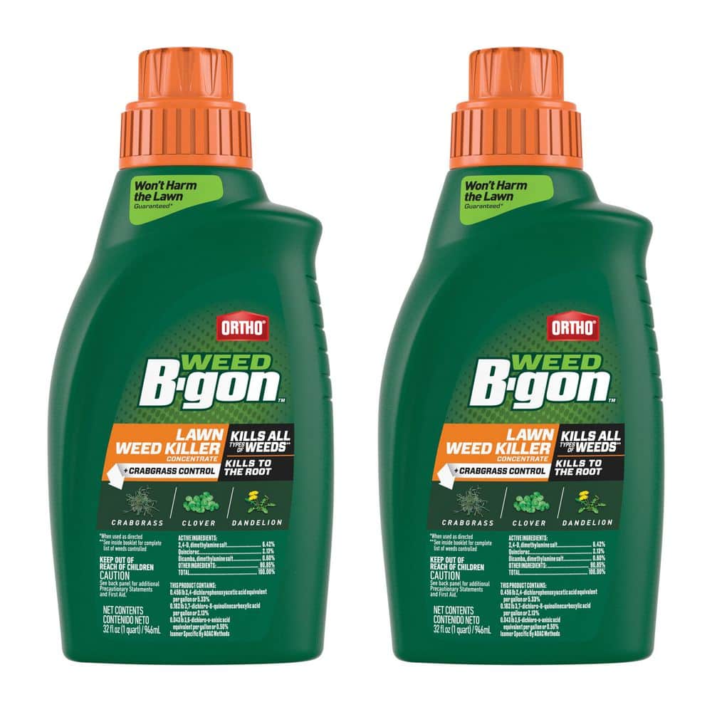 Ortho Weed B-gon Lawn Weed Killer Concentrate Plus Crabgrass Control 32 ...