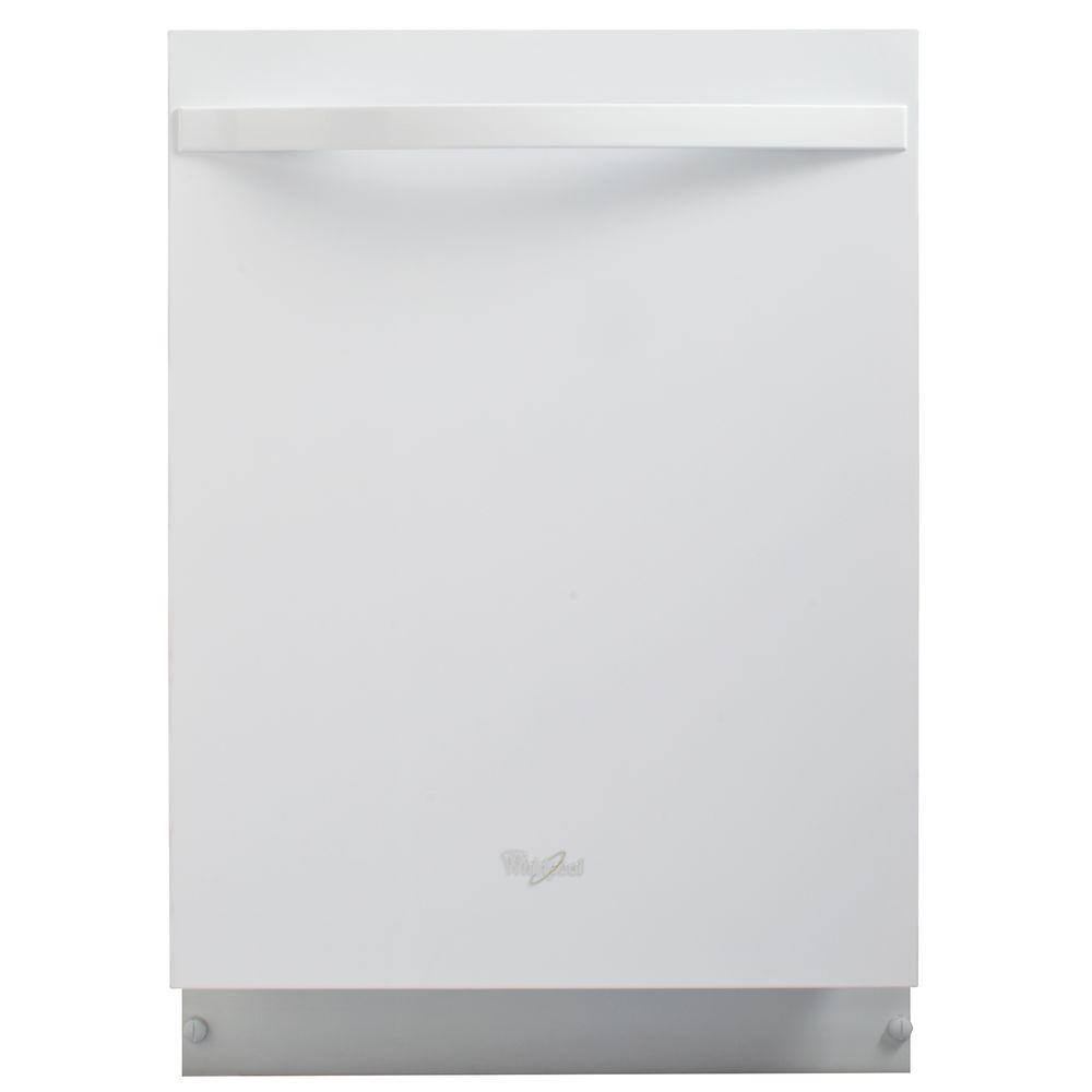Whirlpool Gold Top Control Dishwasher in White with Stainless Steel Tub ...
