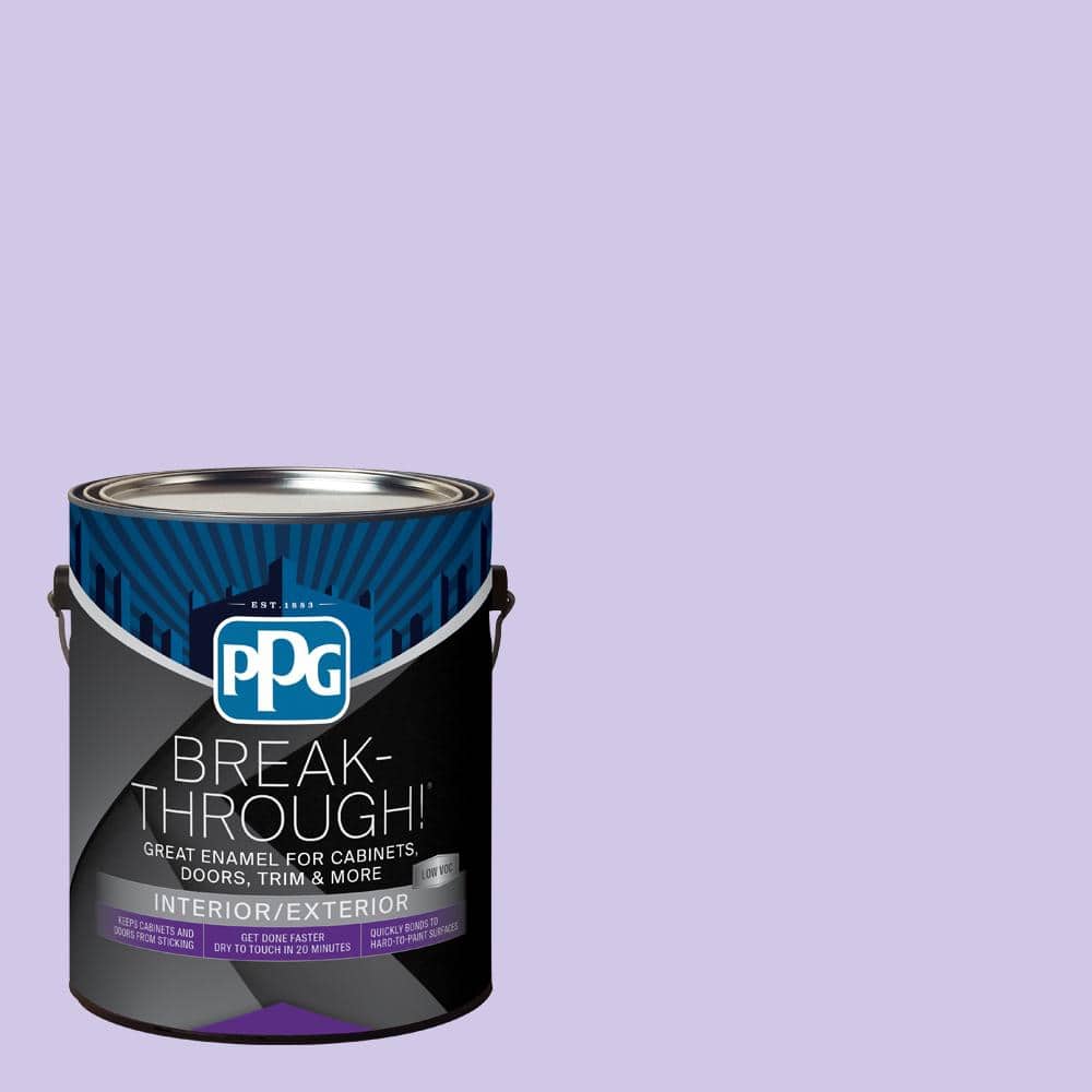 Break-Through! 1 gal. PPG1248-4 Lilac Breeze Semi-Gloss Door, Trim ...