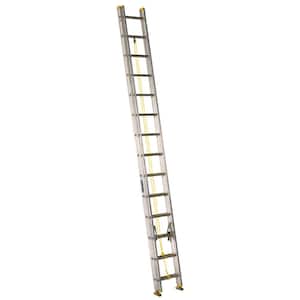 Louisville Ladder 28 ft. Aluminum Extension Ladder with 300 lbs. Load ...