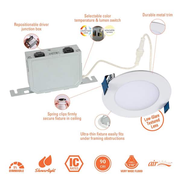Cross Section Install Recessed Light Recessed Lighting Install With No
