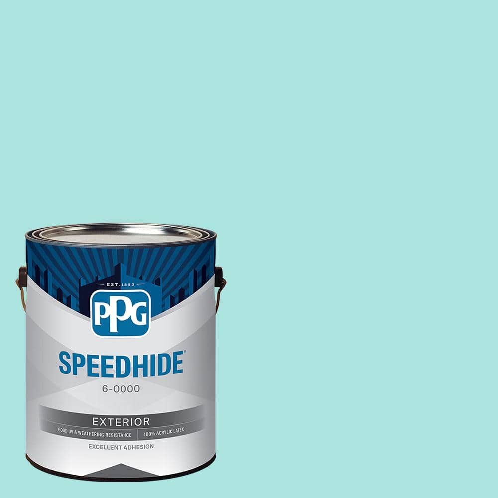 Reviews for SPEEDHIDE 1 gal. PPG1232-3 Silent Ripple Satin Exterior ...