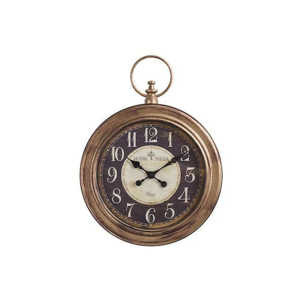 Antique Brown Analog Plastic Vintage Pocket-Watch Design Traditional ...