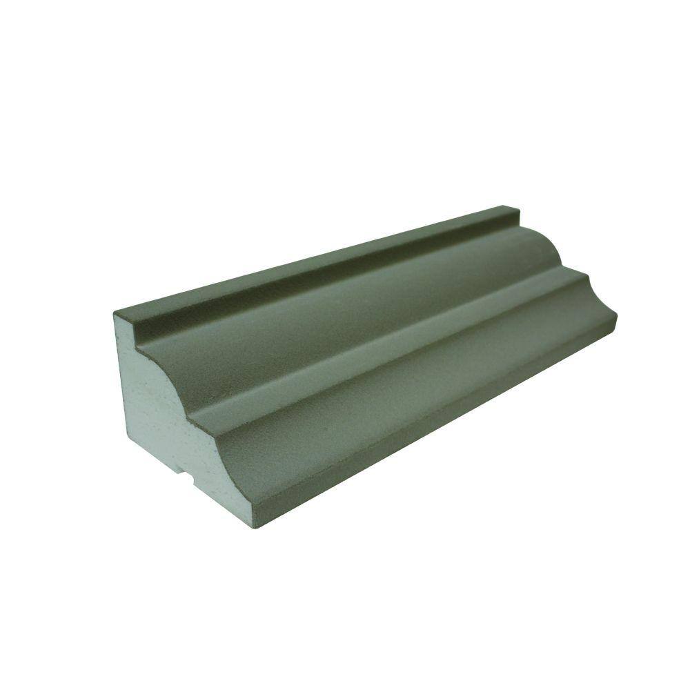 DECORMOULDINGS 4 ft. x 6 in. x 4 in. Expanded Polystyrene Decorative ...