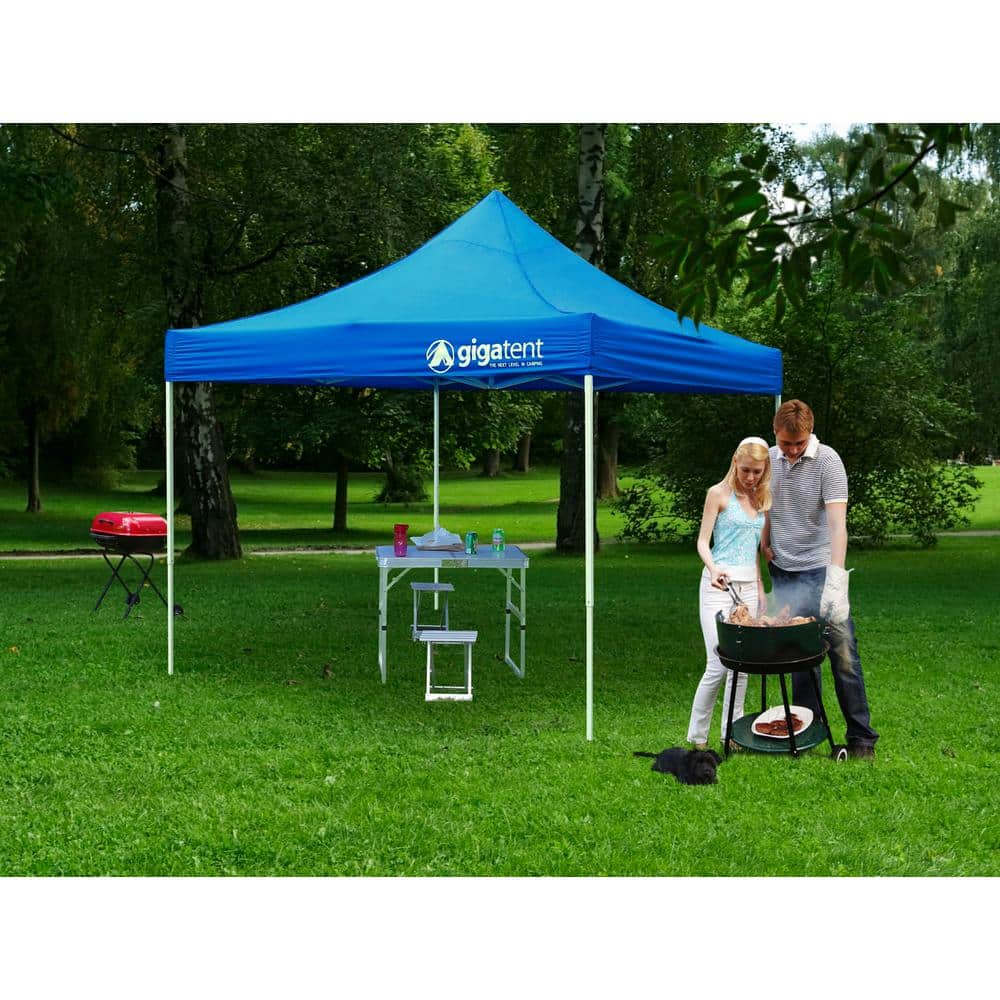 Buy GigaTent Classic 10 in. x 10 ft. Height up to 130 in. Canopy Blue ...