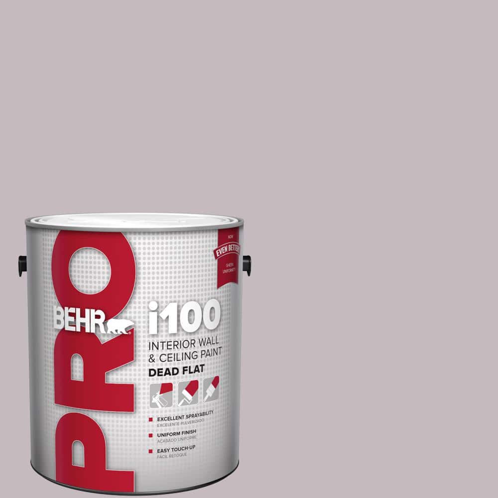 BEHR PRO 1 gal. #N110-2 Mulberry Stain Dead Flat Interior Paint PR10501 ...