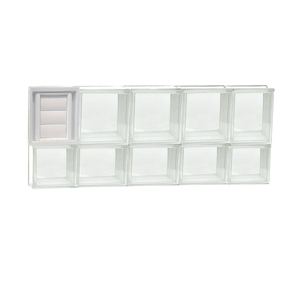 Clearly Secure 34.75 in. x 13.5 in. x 3.125 in. Frameless Clear Glass ...