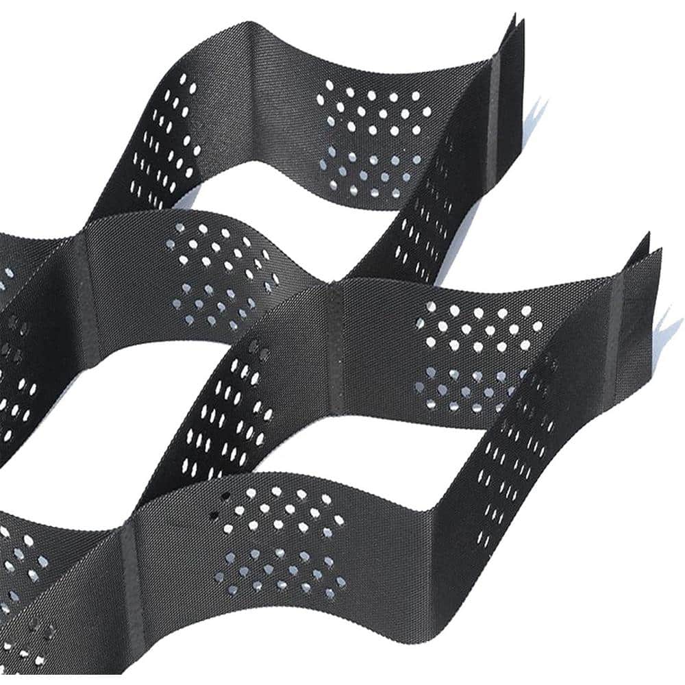 Wellco 39.6 in. x 198 in. x 3 in. L Series Plastic Ground Geo Grid ...